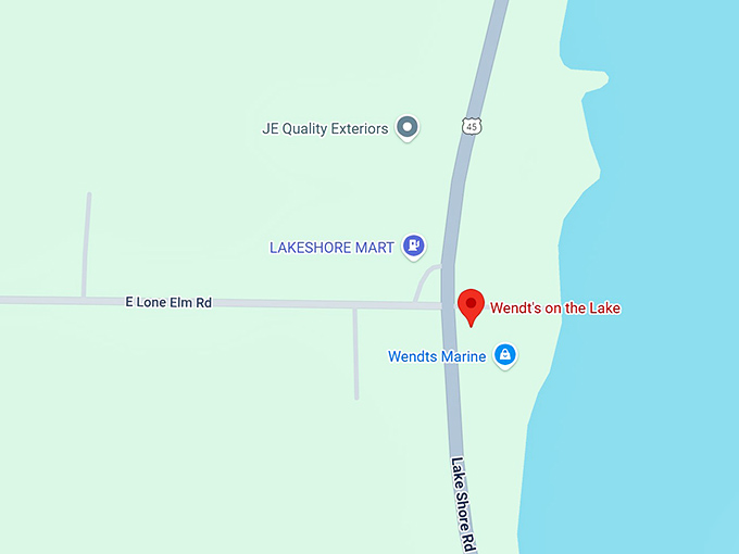 wendt's on the lake map