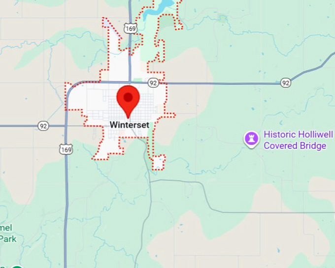 16. winterset map