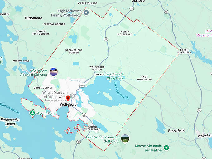 16. wolfeboro, nh map
