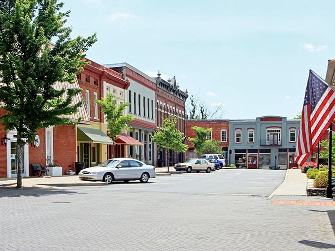 Downtown Adairsville welcomes you with brick-lined streets and colorful awnings – like stepping into a Norman Rockwell painting come to life.