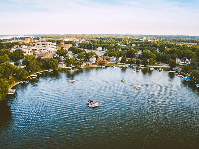 Albert Lea's sparkling waterfront invites boats and dreams alike&mdash;retirement with a view that never gets old.