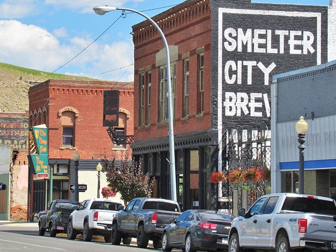 Downtown Anaconda's historic brick buildings stand like proud sentinels, watching over a community where neighbors still matter.