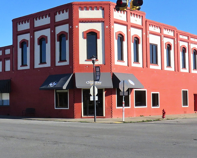 Beebe's downtown brick buildings stand like proud sentinels, watching over decades of small-town stories.
