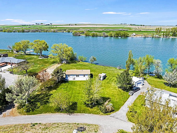 Burley's lakeside charm proves that waterfront living doesn't require a Hollywood budget or yacht payments.
