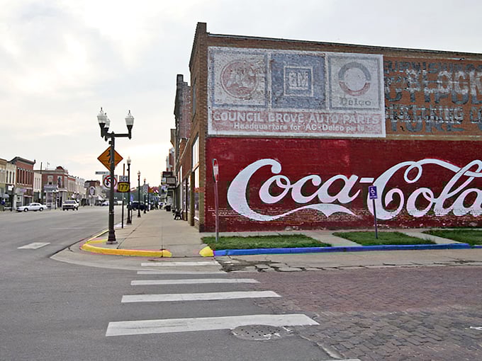 This historic brick building isn't just pretty—it's witnessed more Kansas history than your grandma's photo album. Timeless architecture that whispers stories of frontier days.