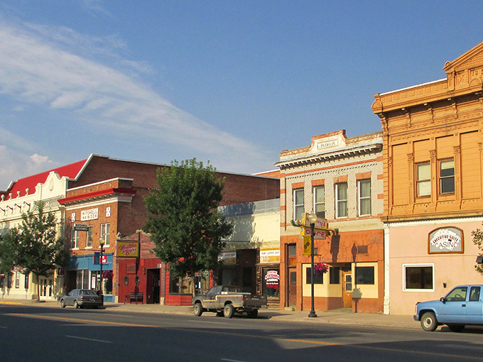 Historic Deer Lodge's main street &ndash; where time slows down and your dollar stretches like taffy in the Montana sun.