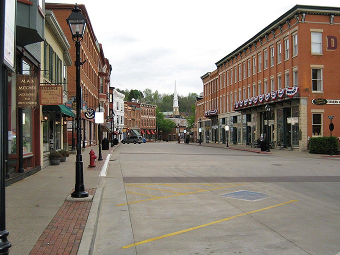 Main Street magic: Where every storefront whispers tales of Civil War heroes and Victorian dreams.