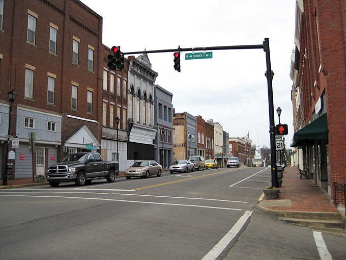 Historic downtown Greeneville welcomes you with brick facades and small-town charm that feels like stepping into a Norman Rockwell painting.