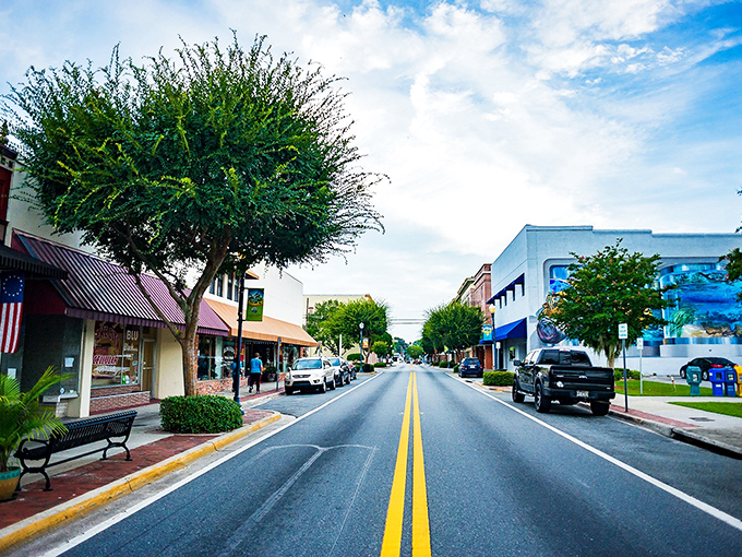 Tree-lined Main Street in Lake City invites you to slow down and enjoy Florida's small-town charm at prices that won't break the bank.