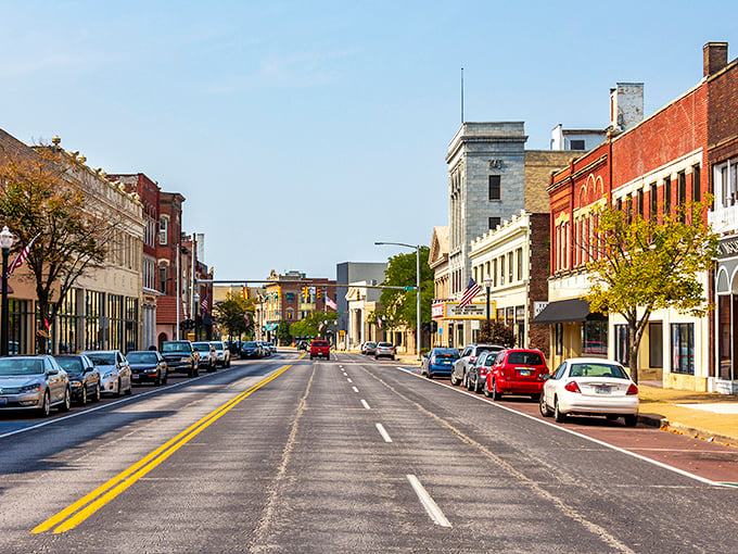 Downtown Lorain stretches out like a welcoming handshake, where historic buildings stand shoulder to shoulder with modern life.