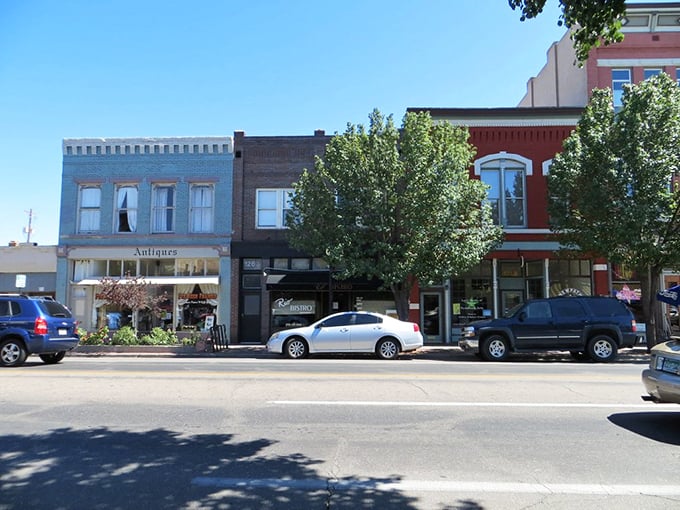 Historic downtown Pueblo showcases colorful brick buildings where affordable living meets small-town character.