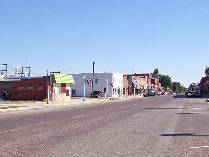 Red Cloud's brick-paved main street whispers stories of the past. Like stepping into a time machine with better cell service!