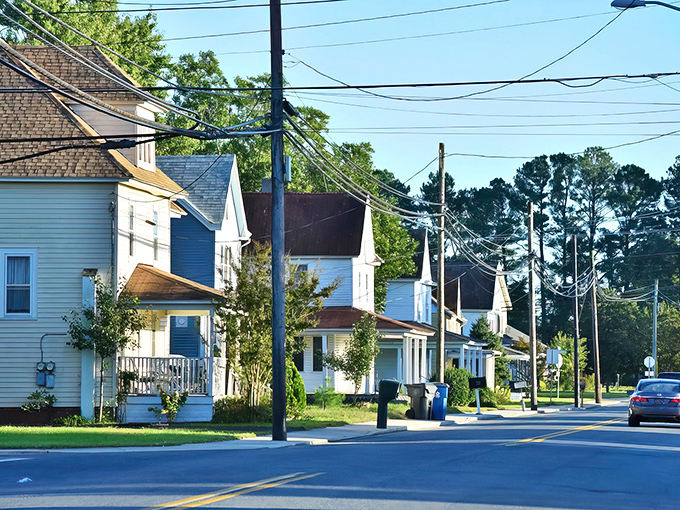Classic homes with inviting porches line Selbyville's streets &ndash; where neighbors still chat across fences and kids play until sunset.