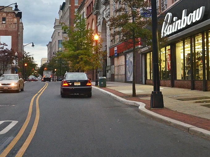 Downtown Trenton's historic charm shines through with its blend of old architecture and modern shops lining the streets.