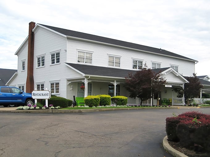 Classic farmhouse architecture meets country comfort at this Wilmot dining destination.