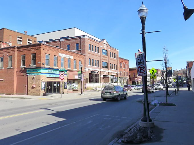 Main Street in Barre offers that perfect small-town vibe where everything you need is just a short stroll away. No car required!