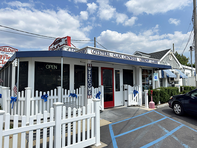 Classic New England charm meets Long Island convenience, where every golden clam tells a delicious story.