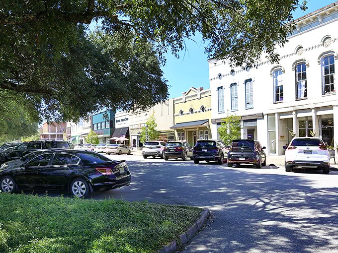 Eufaula's historic downtown looks like a movie set with its perfectly preserved storefronts and small-town charm.