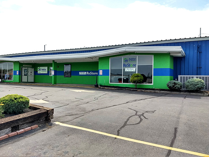 This colorful ReStore could be mistaken for a beachside surf shop, but inside it's a DIYer's paradise that would make Bob Vila weep with joy.