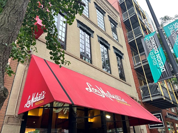 A slice of Chicago history nestled in a classic brick building. Lou Malnati's stands ready to change your pizza standards forever.