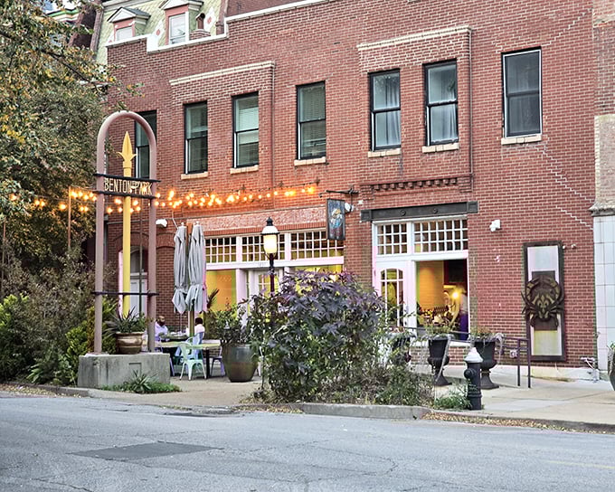 Brick walls and twinkling lights create the perfect backdrop for seafood feasting at this St. Louis gem.