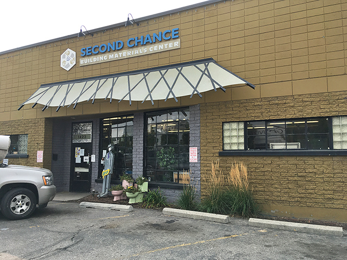 That distinctive awning isn't just for show—it's signaling smart shoppers to the motherlode of affordable building materials inside.