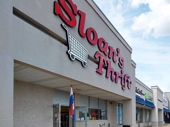 That shopping cart logo isn't just cute – it's a promise you'll need one for all the treasures you'll discover inside.