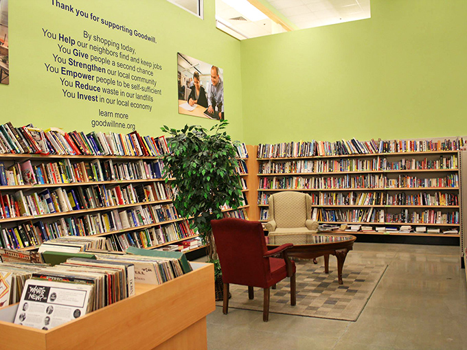 A literary oasis where paperbacks cost less than a bookmark. That comfy reading nook isn't just for show&mdash;it's an invitation to literary adventure.