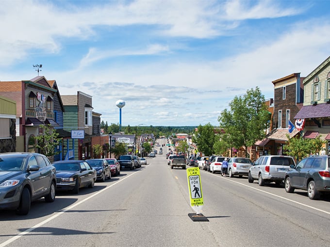 Downtown Ely offers the perfect blend of charm and function. Colorful storefronts welcome visitors while the water tower watches over this gateway to wilderness.