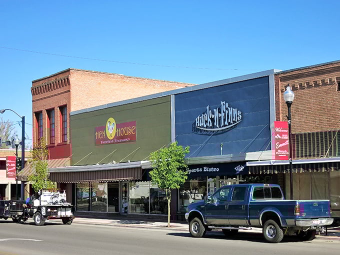 Downtown Emmett's historic storefronts aren't trying to impress anyone&mdash;and that's precisely what makes them so charming. Small-town America at its finest.