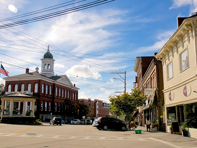 Exeter's town center feels like stepping into a time when people actually knew their neighbors instead of just their Amazon delivery schedules.