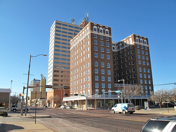 The iconic Pioneer Hotel dominates Lubbock's skyline like a brick-and-mortar exclamation point, reminding visitors this city has stories to tell&mdash;and meals worth remembering.