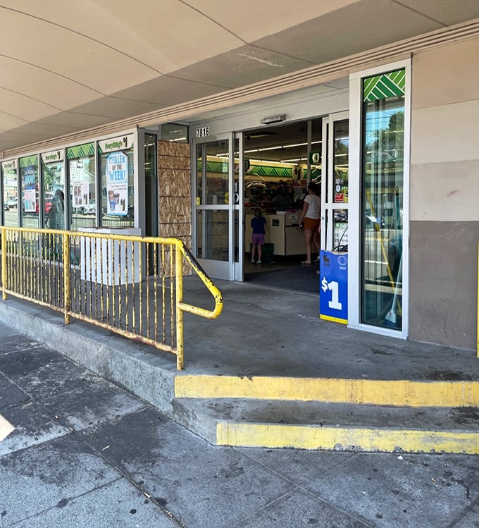 The entrance to bargain paradise &ndash; where dreams of affordable shopping come true and your wallet doesn't need to enter witness protection.