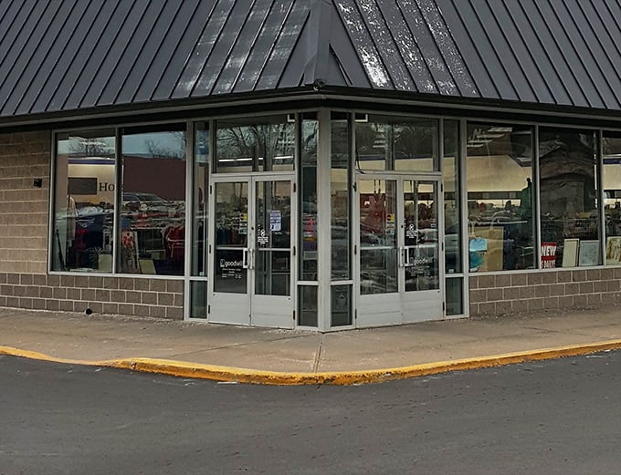 Where retail therapy meets actual therapy for your wallet. The corner entrance invites you into a world where yesterday's castoffs become tomorrow's treasures.