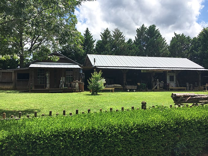 These rustic cabins at the Heritage Museum whisper stories of yesteryear, inviting visitors to step back in time where history isn't just displayed&mdash;it's experienced.