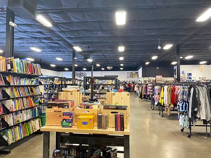 Step inside and the hunt begins. This isn't shopping—it's an archaeological expedition where the artifacts come home with you.