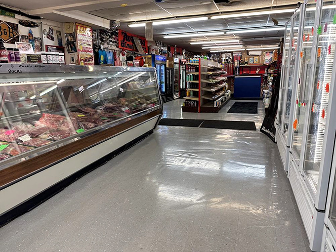 Step inside and you'll find clean, well-organized aisles where serious meat lovers come to browse and dream.