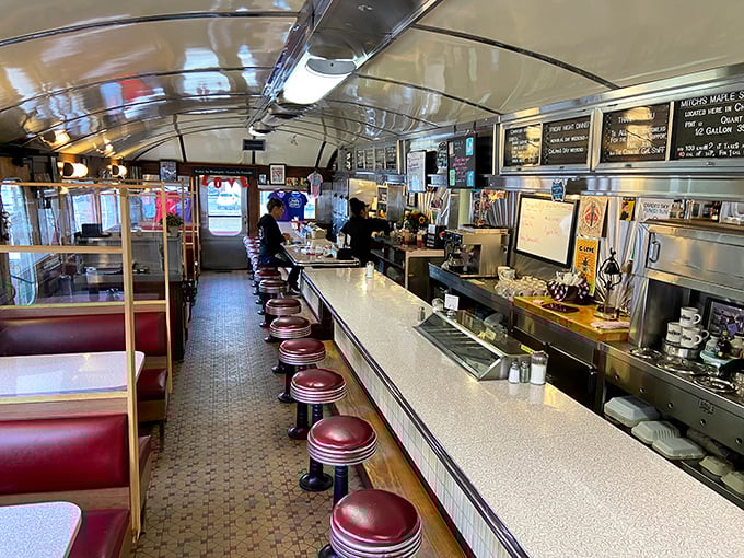 Classic counter culture at its finest &ndash; cherry-red stools invite you to pull up and watch the short-order symphony.