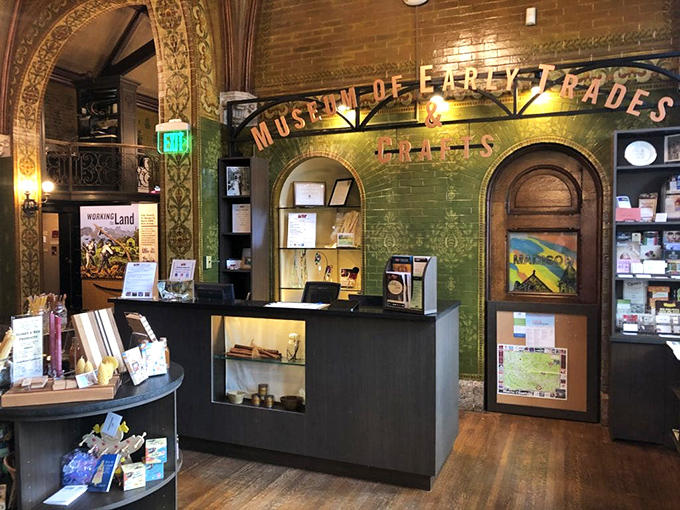 Step inside the Museum of Early Trades & Crafts and you're transported through time, surrounded by ornate tilework that whispers stories of craftspeople past.