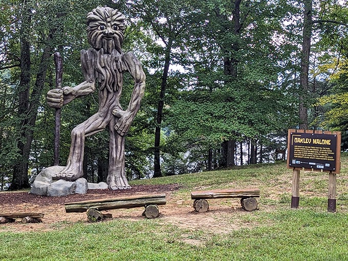 Meet Oakley Malone, the woodland guardian who looks like he stepped straight out of a Jim Henson fantasy film. He's waiting for you on the trail!