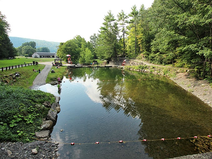 The swimming area offers a perfect respite from summer heat &ndash; Mother Nature's version of a five-star pool without the overpriced cocktails.