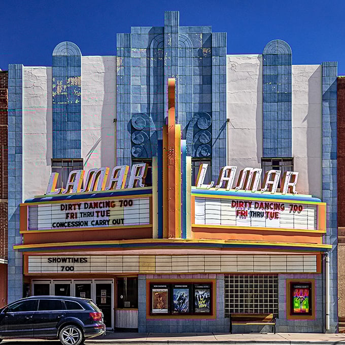 The historic Lamar Theatre stands as a technicolor time capsule, offering first-run movies at prices that won't force you to skip dinner afterward.