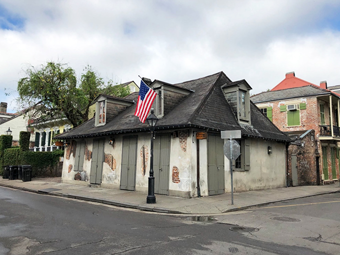 History stands proudly at every corner in Jean Lafitte. This weathered building has seen more stories unfold than a marathon of Matlock episodes.