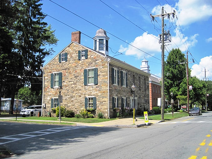 This isn't just any stone building&mdash;it's a time machine disguised as architecture, standing proudly on Milford's corner as it has for generations.