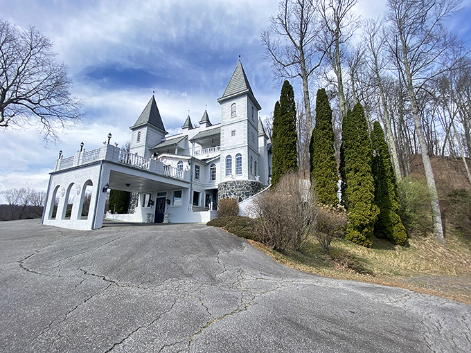 Winter reveals the castle's true character &ndash; a snow-dusted fortress standing defiant against the elements, like something from "Game of Thrones" minus the dragons and family drama.