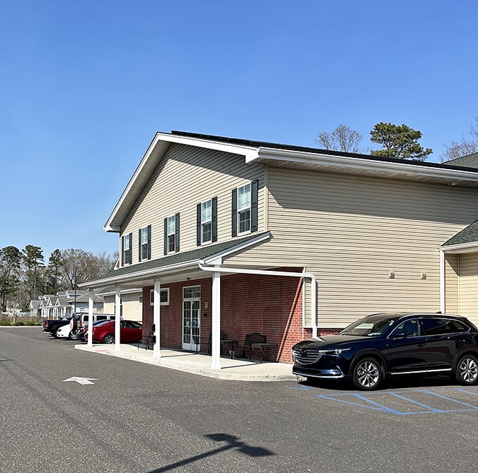 The unassuming exterior hides a universe of vintage wonders within. It's the TARDIS of antique stores&mdash;bigger on the inside!