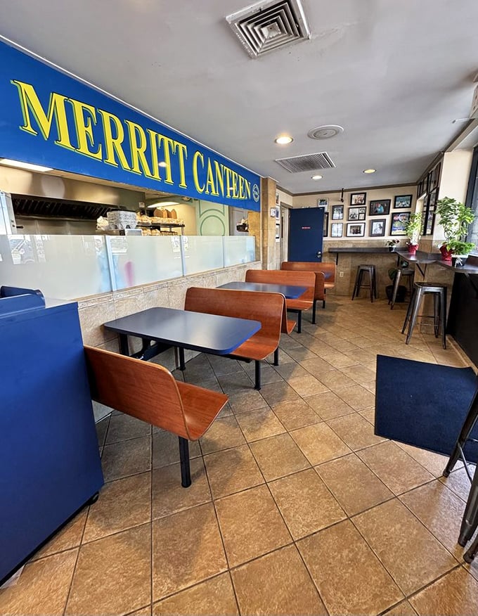 Inside, wooden booths and no-frills decor create the perfect backdrop for culinary memories. This isn't Instagram bait&mdash;it's the real deal.