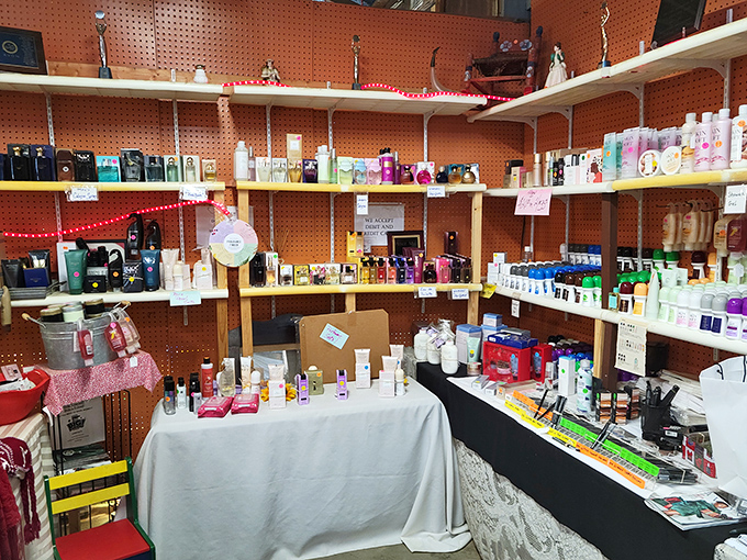 Beauty on a budget! This cosmetics corner offers enough name-brand options to stock your bathroom cabinet for months&mdash;all without emptying your wallet.