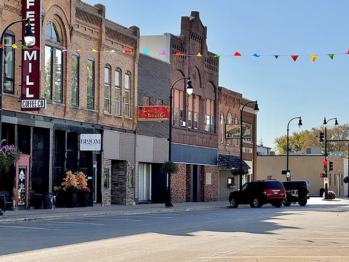 Algona's historic downtown features the kind of architecture that makes you want to slow down and appreciate craftsmanship from another era.