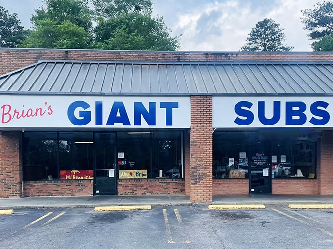 When a place calls itself "Giant Subs," you better believe they're not kidding around here.